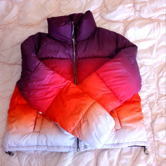 Forever 21 | Jackets & Coats | Nwt Forever 2 Ombre Active Puffer Jacket ...